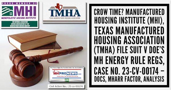 Crow Time? Manufactured Housing Institute (MHI), Texas Manufactured ...