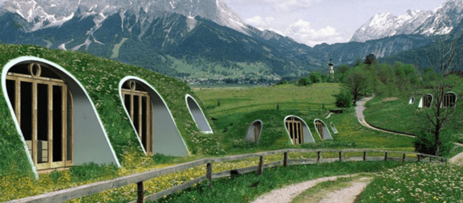 Modular Homes Built to Mimic Hobbit Holes