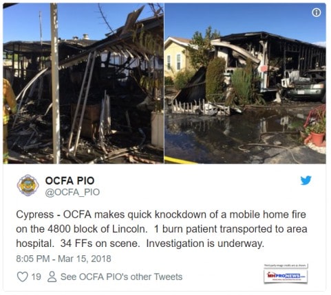 Mobile Home Explosion in a Manufactured Home Community Caught on Camera