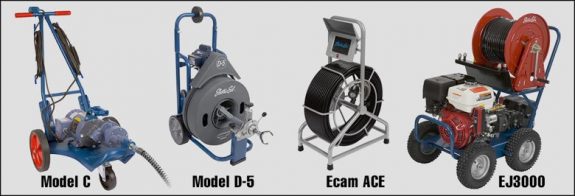 Electric Eel Model C is the Original Dual Cable Sectional Drain & Sewer ...
