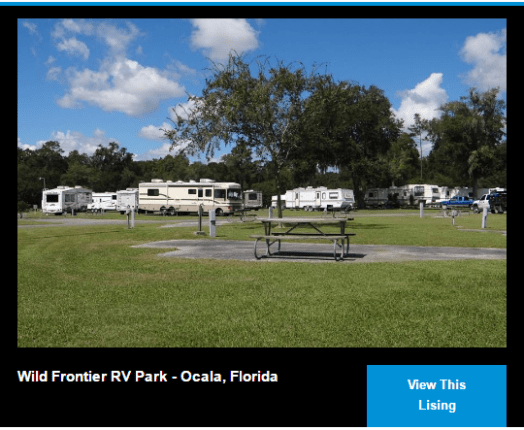 Wild Frontier RV Park-106 Sites-Ocala, Florida - Manufactured and ...