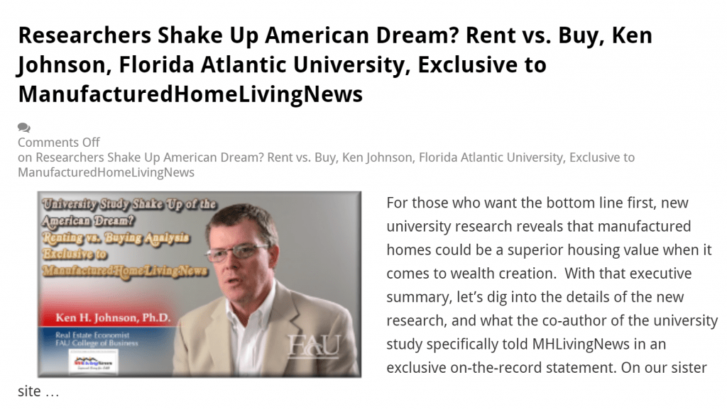 AEI Housing Center Director Edward J Pinto, J.D., Weighs in ...