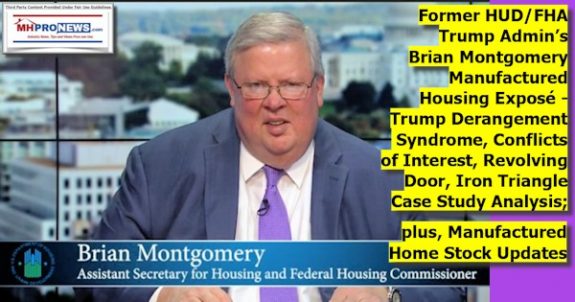 Former HUD/FHA Trump Admin’s Brian Montgomery Manufactured Housing ...