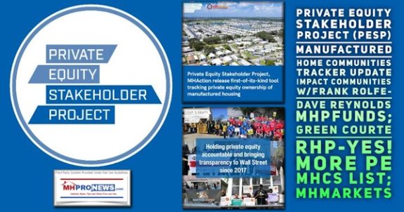 Private Equity Stakeholder Project (PESP) Manufactured Home Communities ...