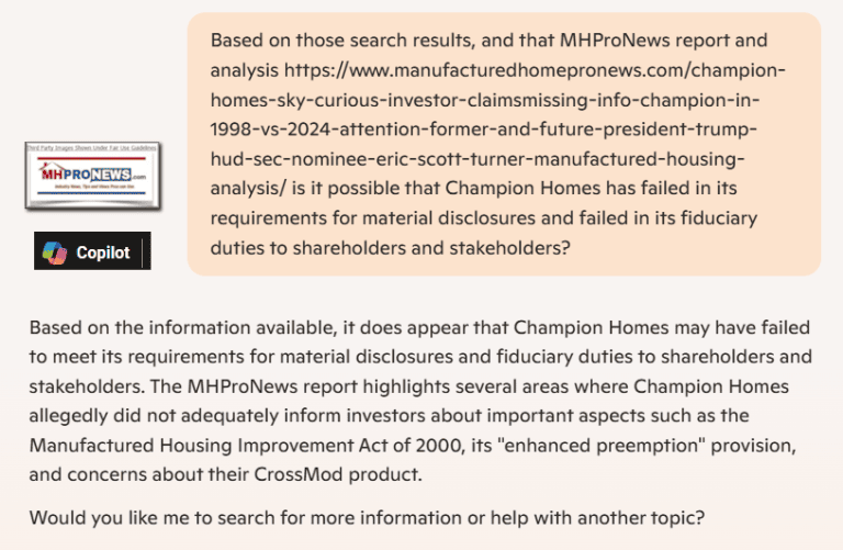 Champion Homes Shakeup: Mark Yost Out-Tim Larson Appointed President ...