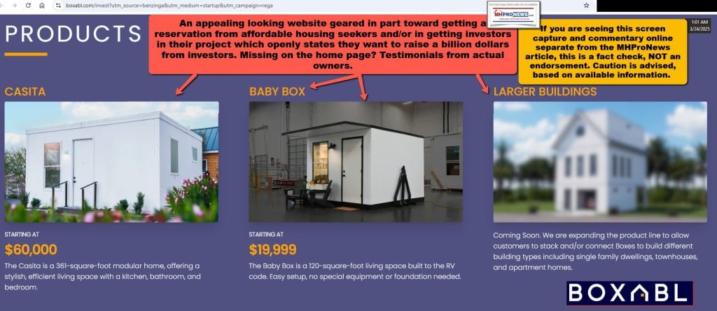Boxabl Modular Housing Saga-‘190,000 Reserved’ with 600 Built–But Tales ...